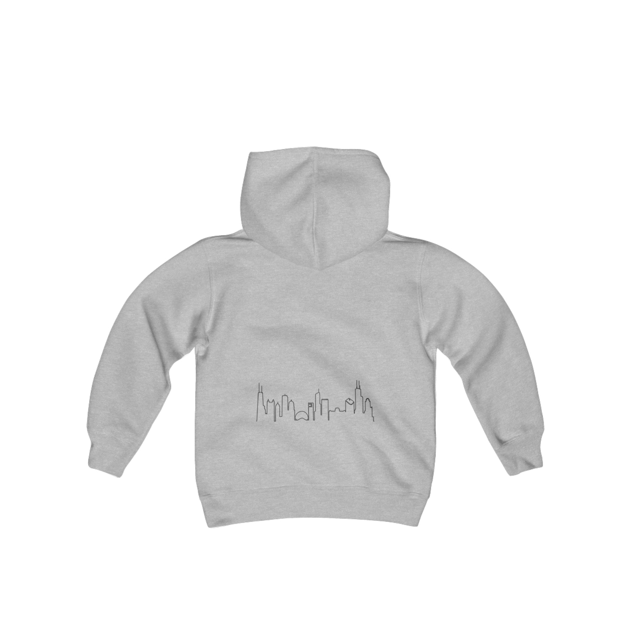 CHICAGO Youth Heavy Blend Hooded Sweatshirt – NEVER CHICAGO Youth Heavy Blend Hooded Sweatshirt – NEVER